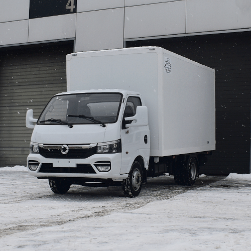 Изотермический фургон Junfeng Q35L | Каталог техники Дунфен | Sinorus, официальный дилер ...